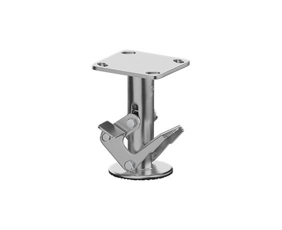 Casterdepot Floor Locks - Stainless Steel Pedal Style
